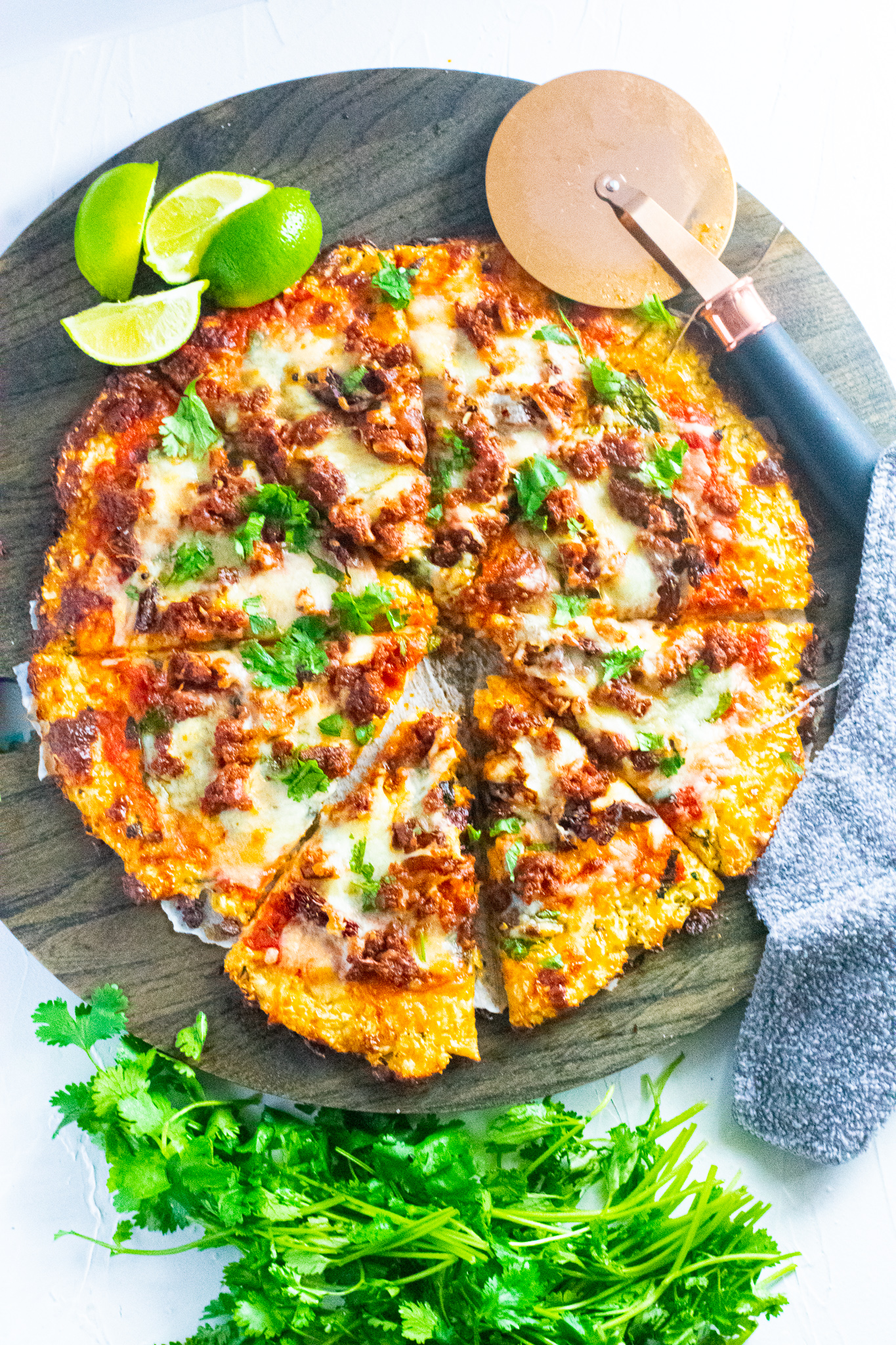 Chorizo Lime Pizza | Keto, Low-Carb - A Girl Called Adri