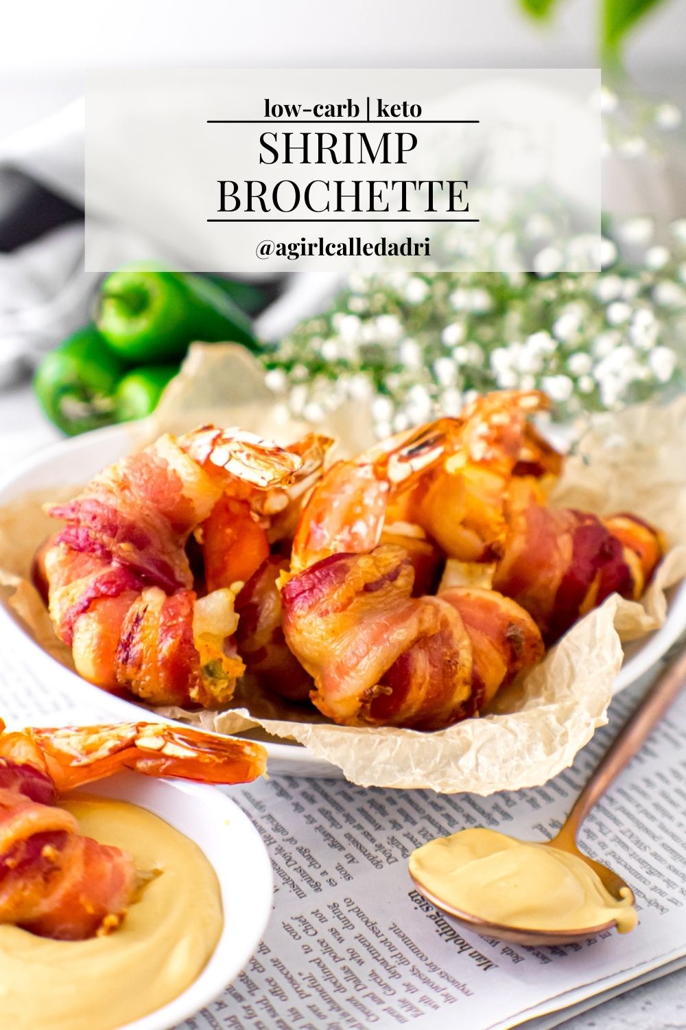 Shrimp Brochette Recipe | Keto, Low-Carb, Gluten Free - A Girl Called Adri