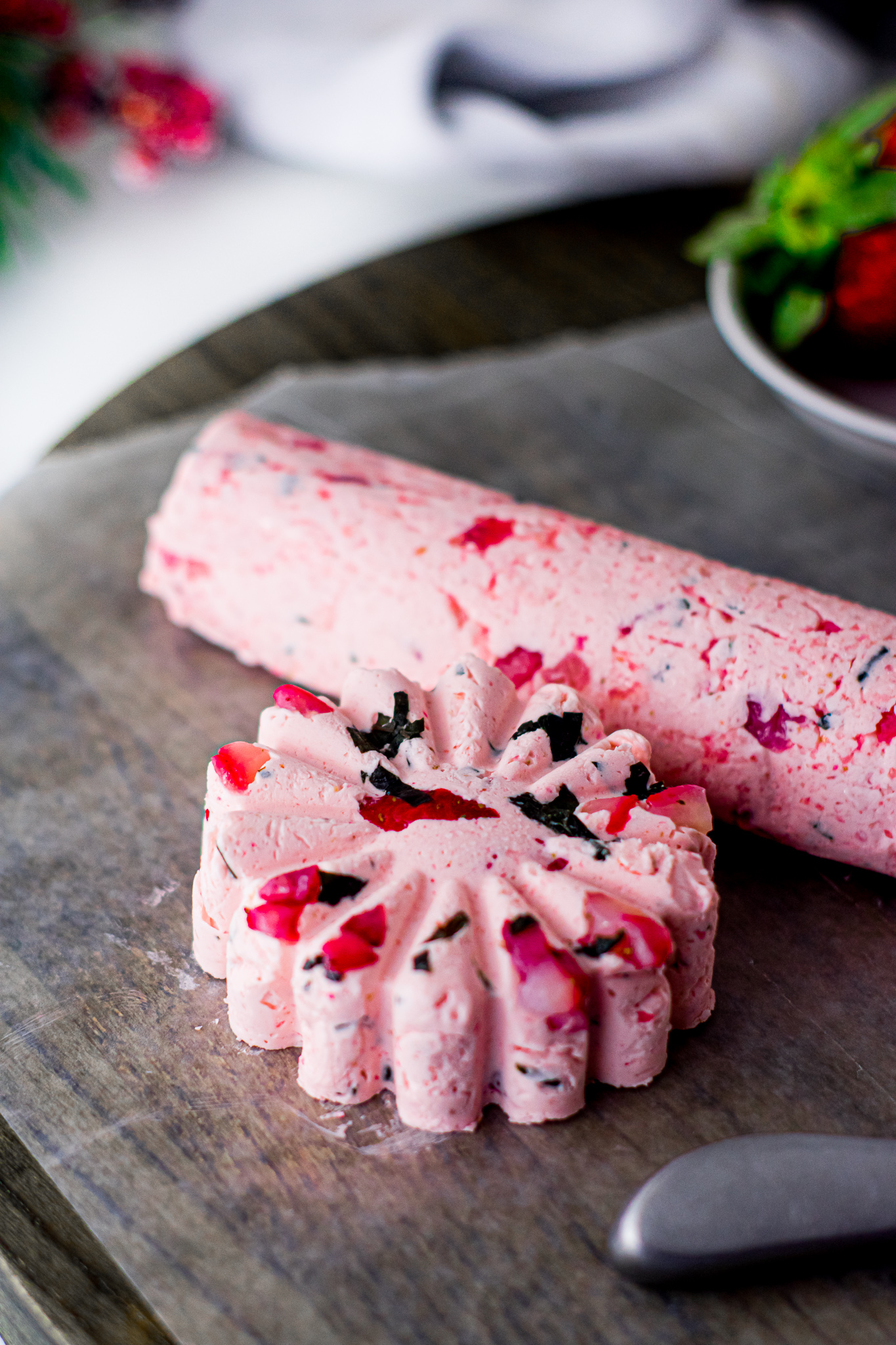 Strawberry Basil Compound Butter - A Girl Called Adri