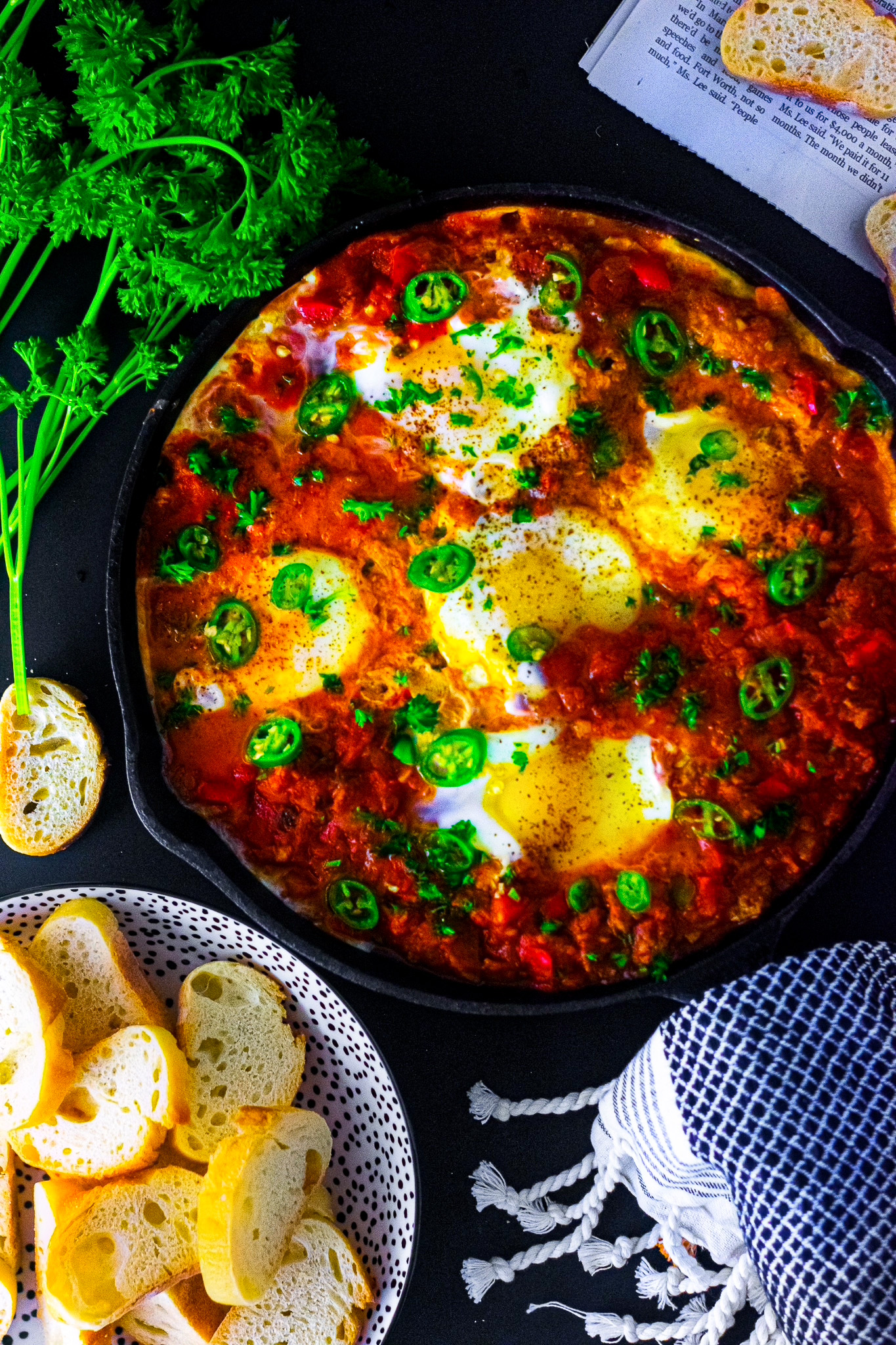 Shakshuka with Turkey Sausage - A Girl Called Adri