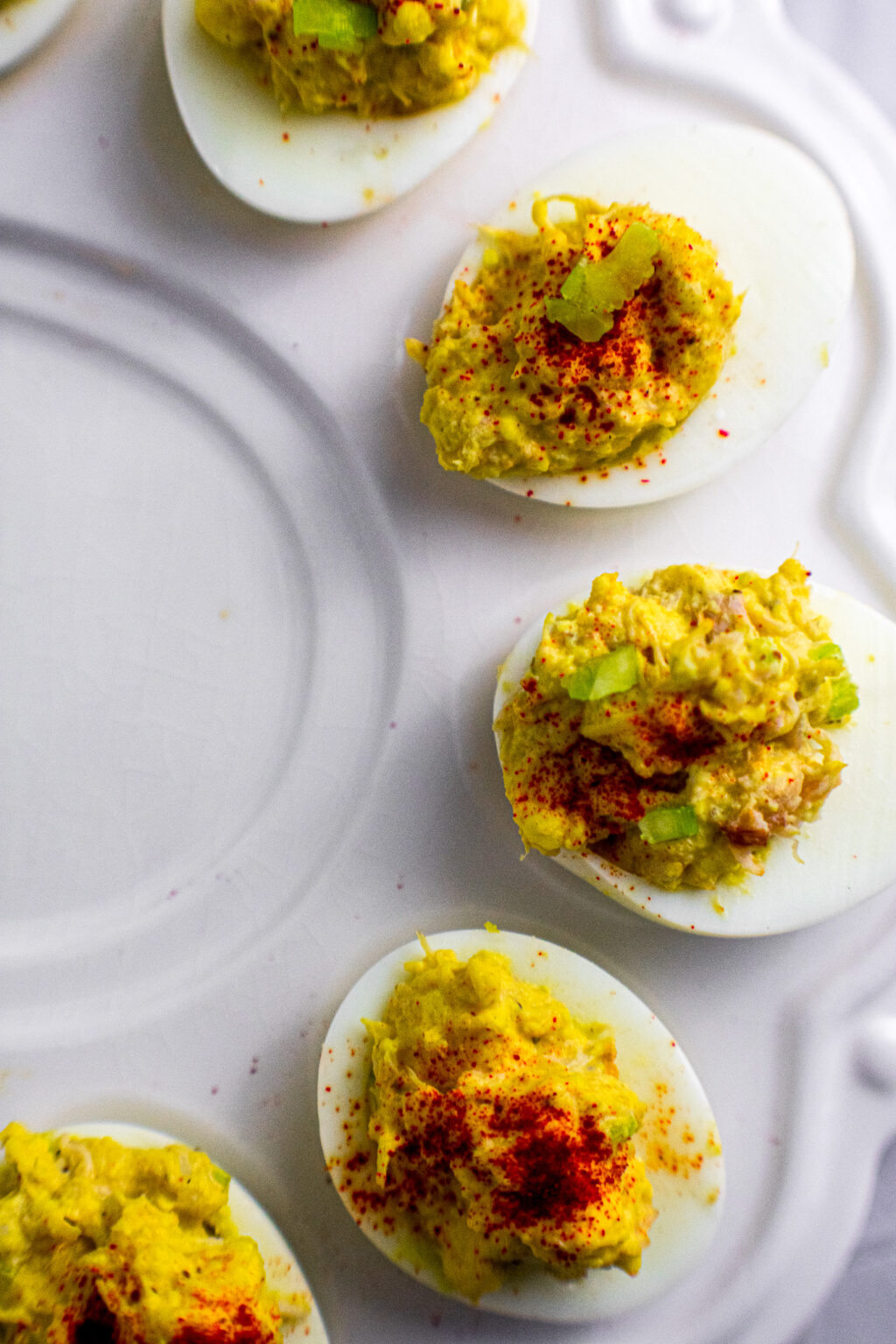 Old Bay Deviled Eggs with Crab | Keto, Low-Carb - A Girl Called Adri