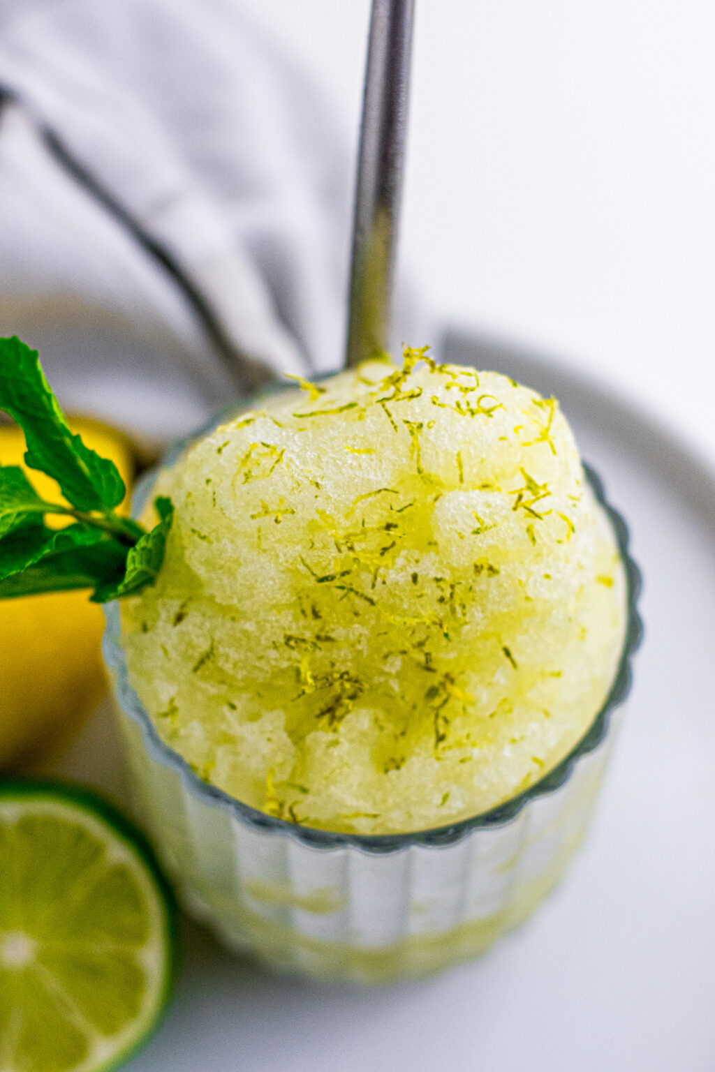 Lemon Lime Granita | Low-Carb - A Girl Called Adri